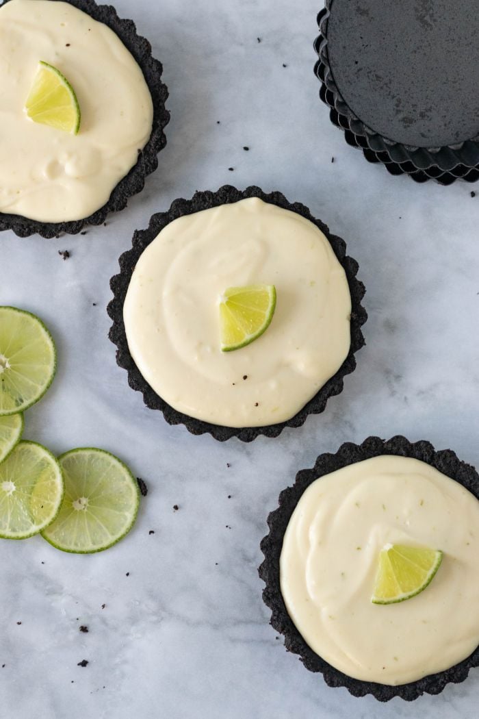The Kollee Kitchen | No Bake Mini Lime Tarts
