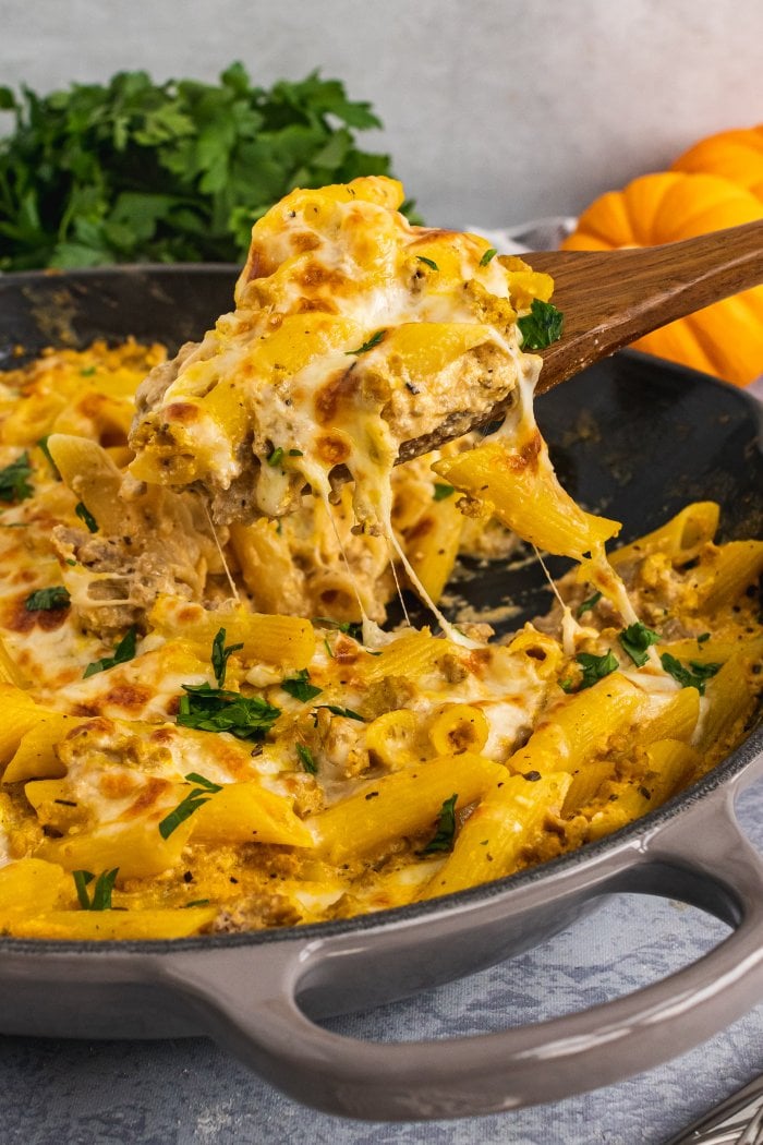 The Kollee Kitchen | One Pot Pumpkin Ricotta Pasta